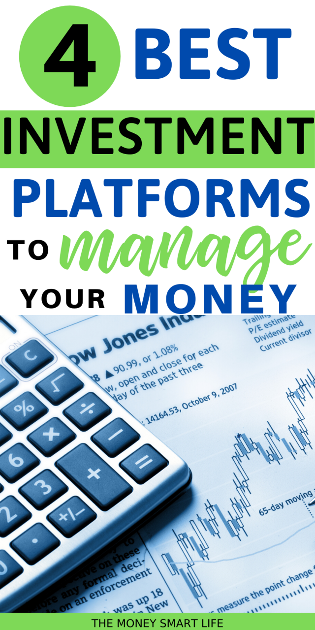 Best Four Investment Platforms - The Money Smart Life